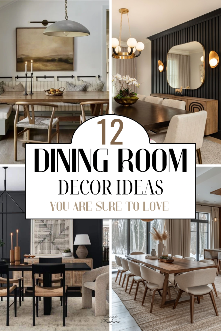 12 Dining Room Decor Ideas You Are Sure To Love - Wake Up For Fashion