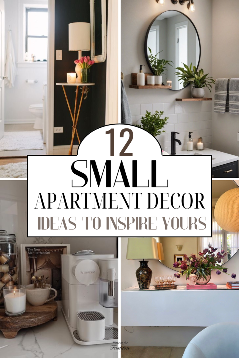 12 Small Apartment Decor Ideas That You Are Sure To Love - Wake Up For ...